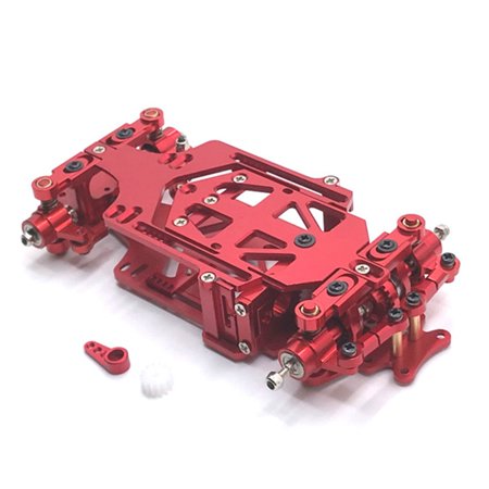 RC01 1/28 Scale RWD RC Drift Car Wheelbase Adjustable Metal Chassis ...