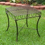 International Caravan Sun Ray Iron Side Table - Walmart.com