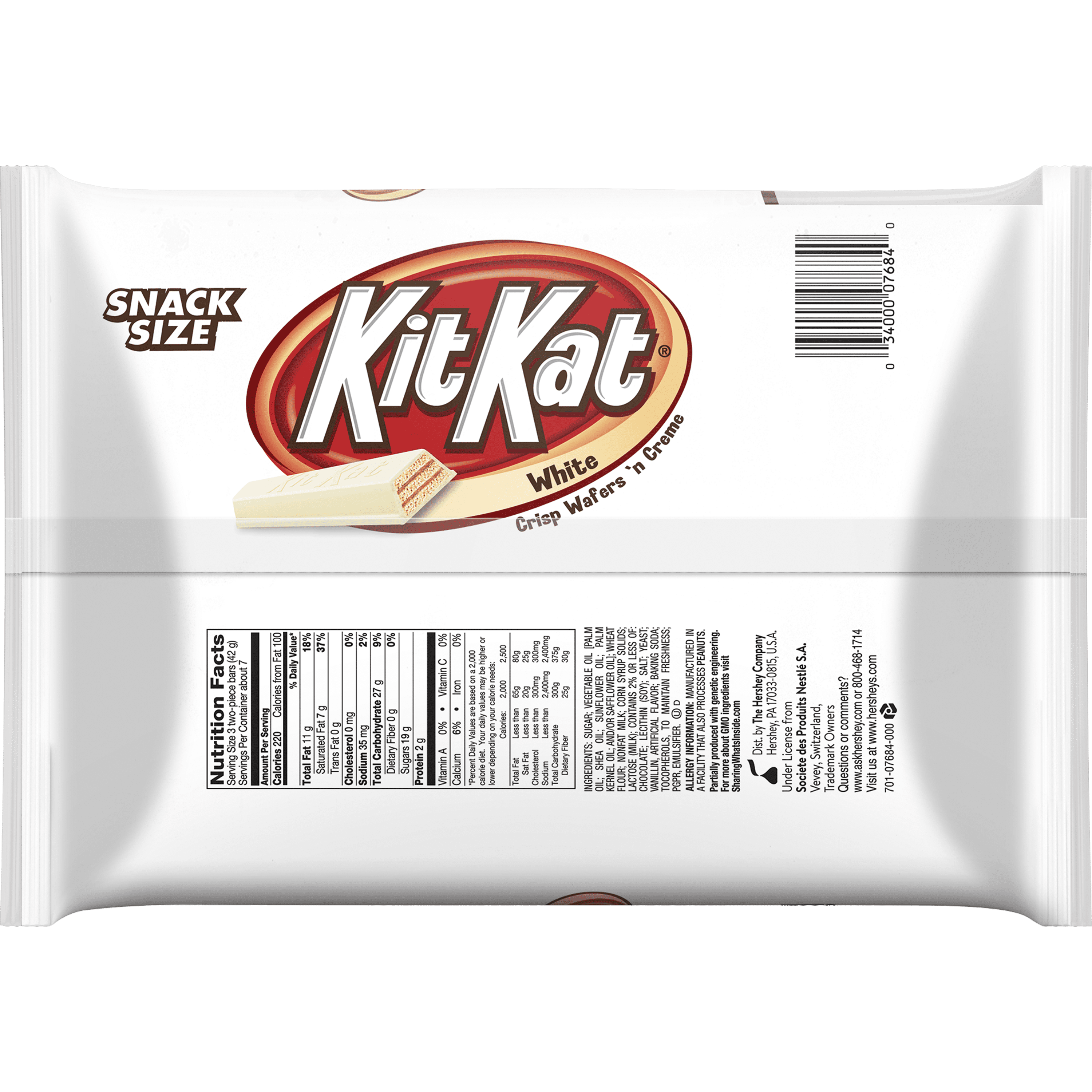 KIT KAT® White Creme Wafer Snack Size Candy Bars, 10.78 Oz., Bag ... KIT KAT® White Creme Wafer Snack Size Candy Bars, 10.78 Oz., Bag ...