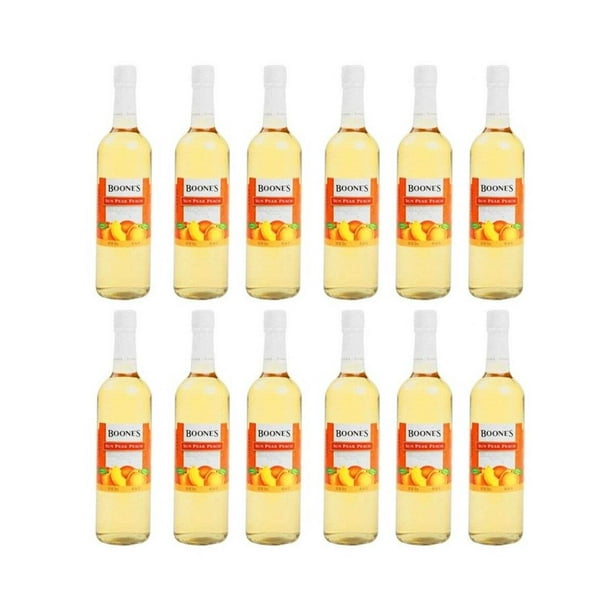 Pack de 12 Cool Boones Sun Peak Peach de 750 ml Boones Sun Peak Peach ...