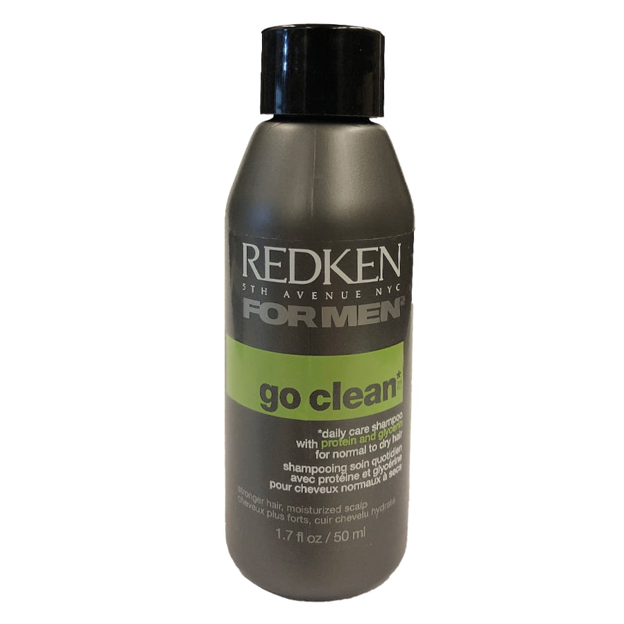 Redken For Men Go Clean Daily Care Shampoo 1.7 oz - Walmart.com ...