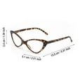 Super Cat Eye Glasses Vintage Fashion Clear Lens Eyewear