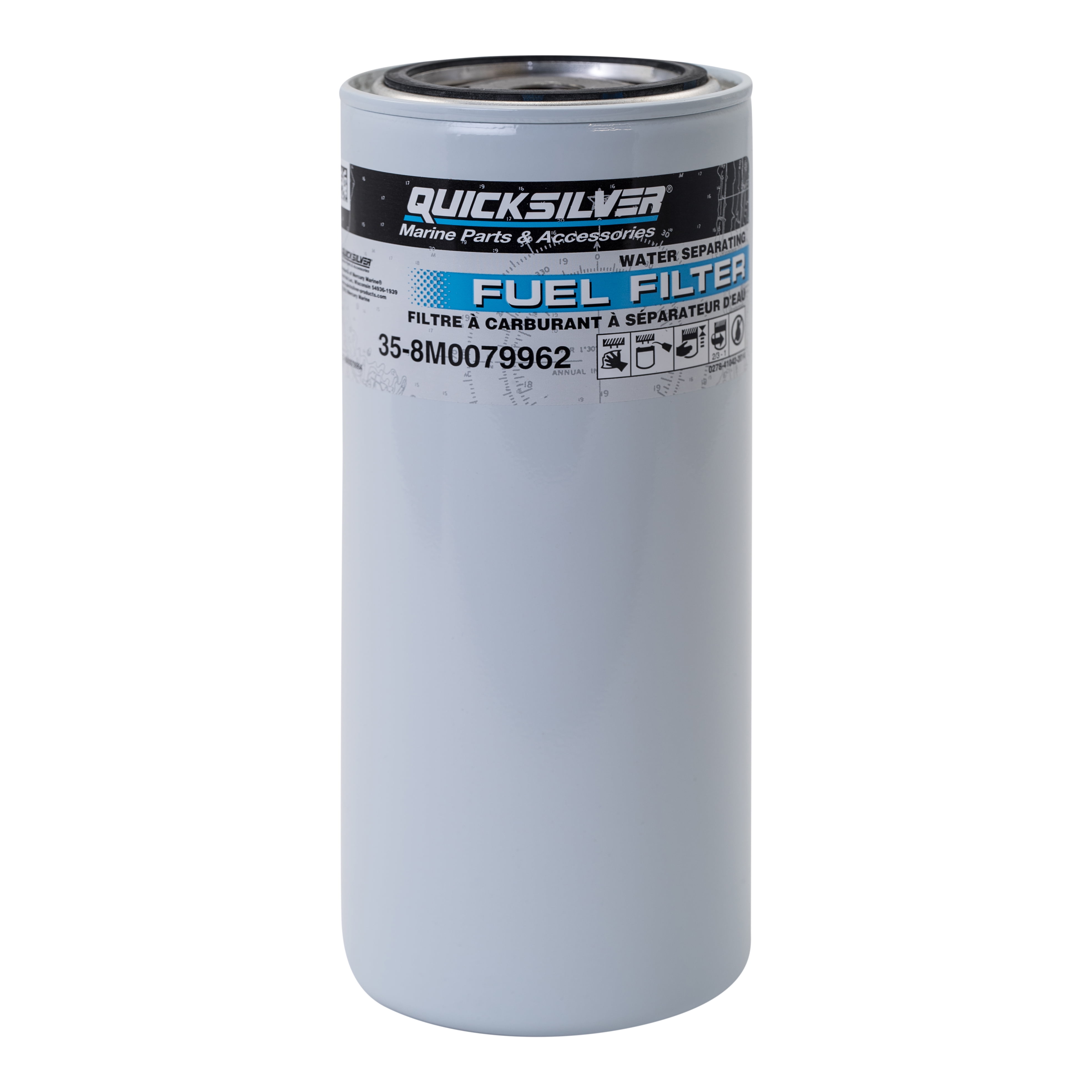 Quicksilver 8M0079962 High Capacity Water Separating Fuel Filter ...