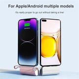 2in1 5000mAh Mini Power Bank Portable Fast Charger External Small ...