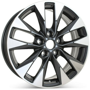 Velospinner 18" Gloss Black Alloy Rims, Set of 4, for Toyota Camry 2018 ...