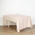 BalsaCircle 60" x 126" Polyester Rectangular Tablecloth Beige - Walmart.com