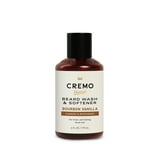 CREMO 2-in-1 Beard Face Wash Bourbon Vanilla Scent 6 fl oz for Beard ...