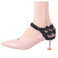 MOKKHNB 4 Pairs Black High Heel for Women, Anti-Drop Replacement Laces ...