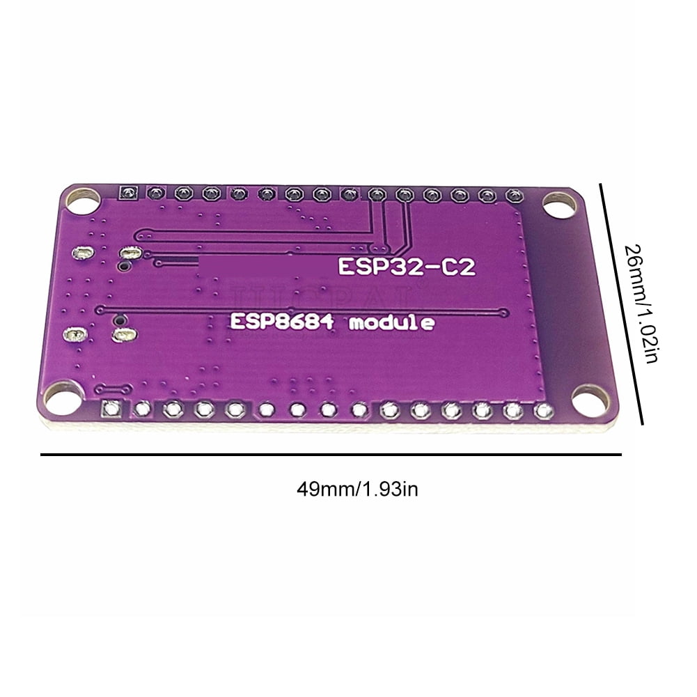 Placa Esp8684 Desarrollo Esp32 C2 Usb Type C Espc2 12 Kit De Módulo No Soldado Bodega