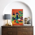 Canvas Print Wall Art Colorful Still Life with Fruits and Coffee Print ...