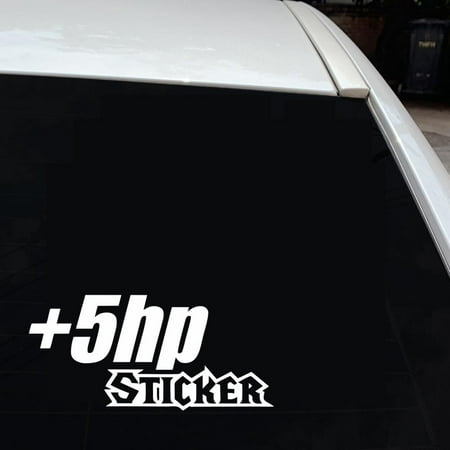 Akerlok +5hp STICKER Funny Vinyl Car Stickers Rear Window Bumper Decals ...