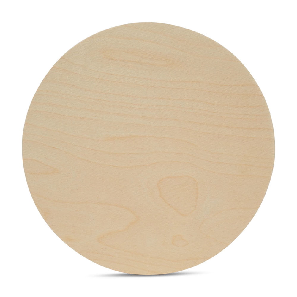 Wood Circles 19 inch, 1/4 Inch Thick Cutouts, Pack of 2 Baltic Birch ...