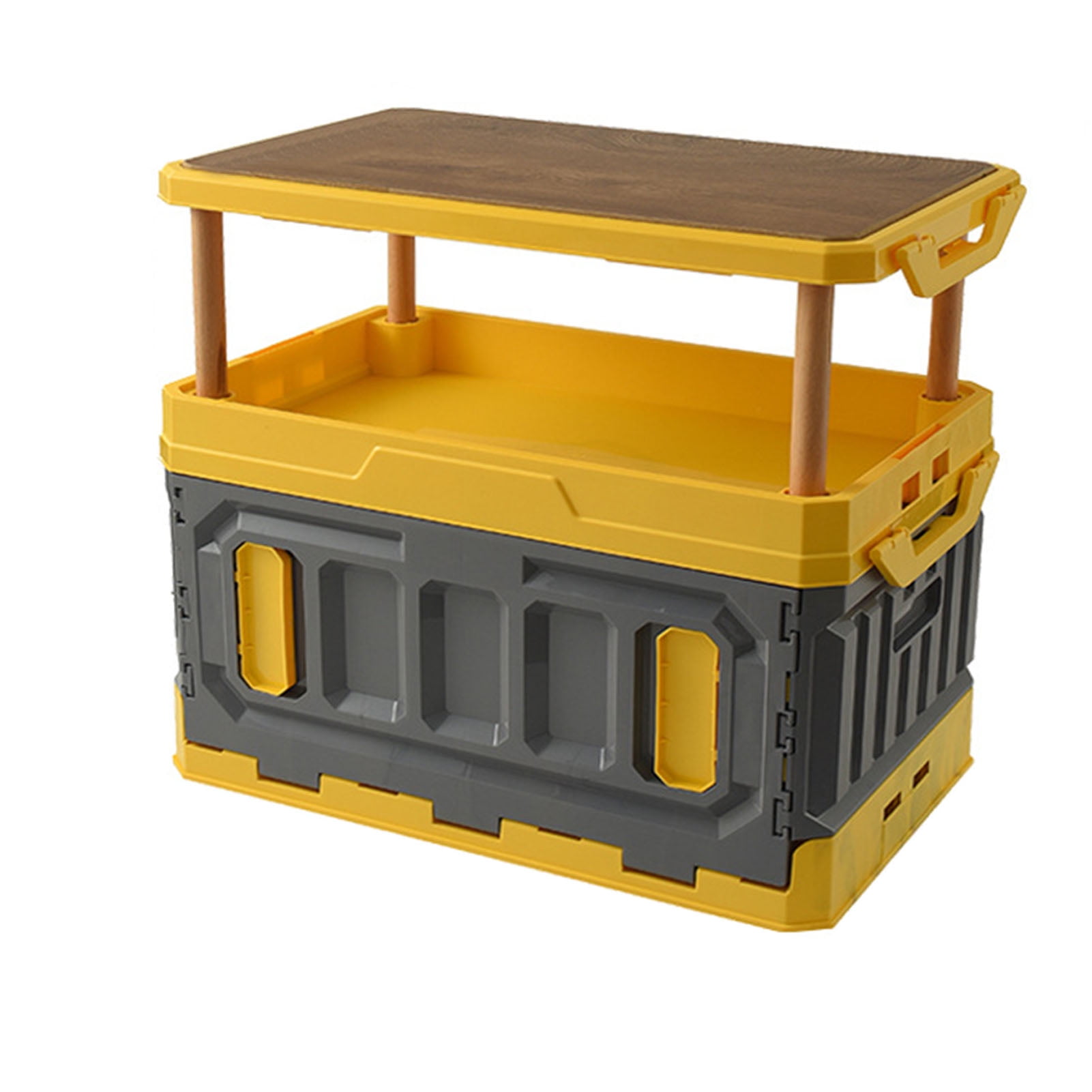 Contenedor de almacenamiento de plástico, caja de camping plegable ...