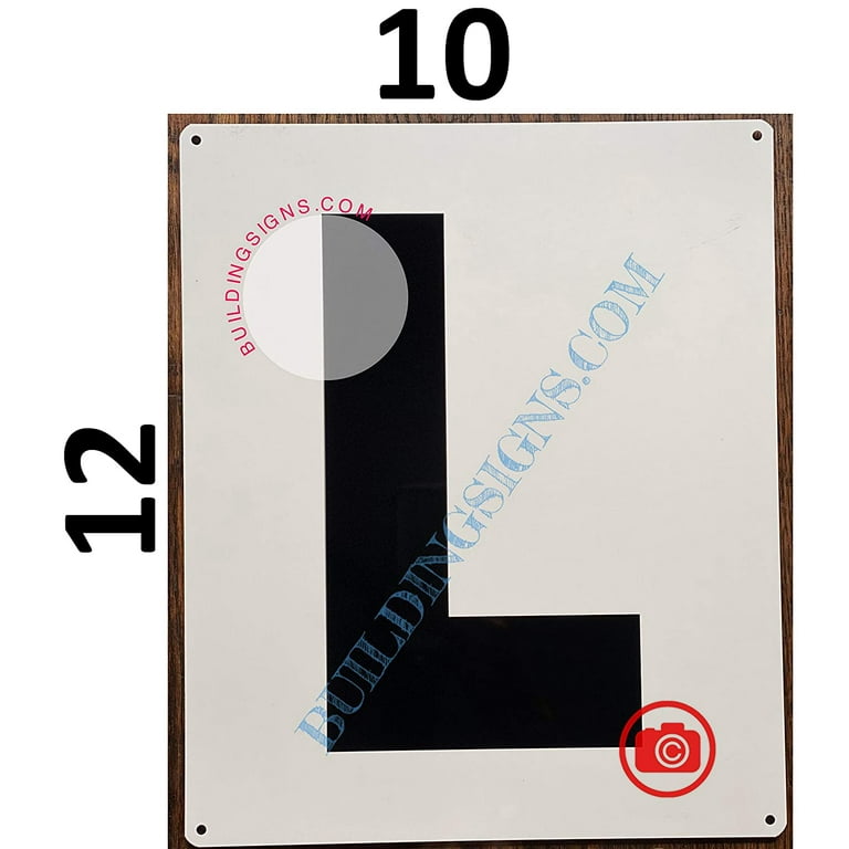 Large Sign With Letter L 14K Yellow Gold Large Fancy Script Initial