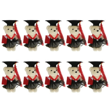 9" Graduation Plush Teddy Bear with Cap & Diploma Holding Heart Frame ...