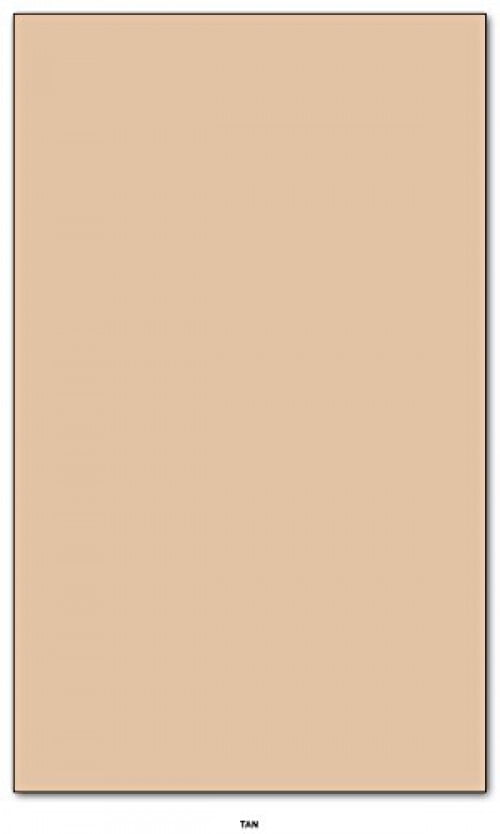 Tan Pastel Color Card Stock Paper Legal Size 8.5" X 14" Pack of 50 ...