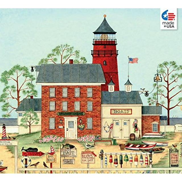 Ellen Stouffer The Lighthouse Jigsaw Puzzle, 550 Piece Puzzle By Ceaco ...