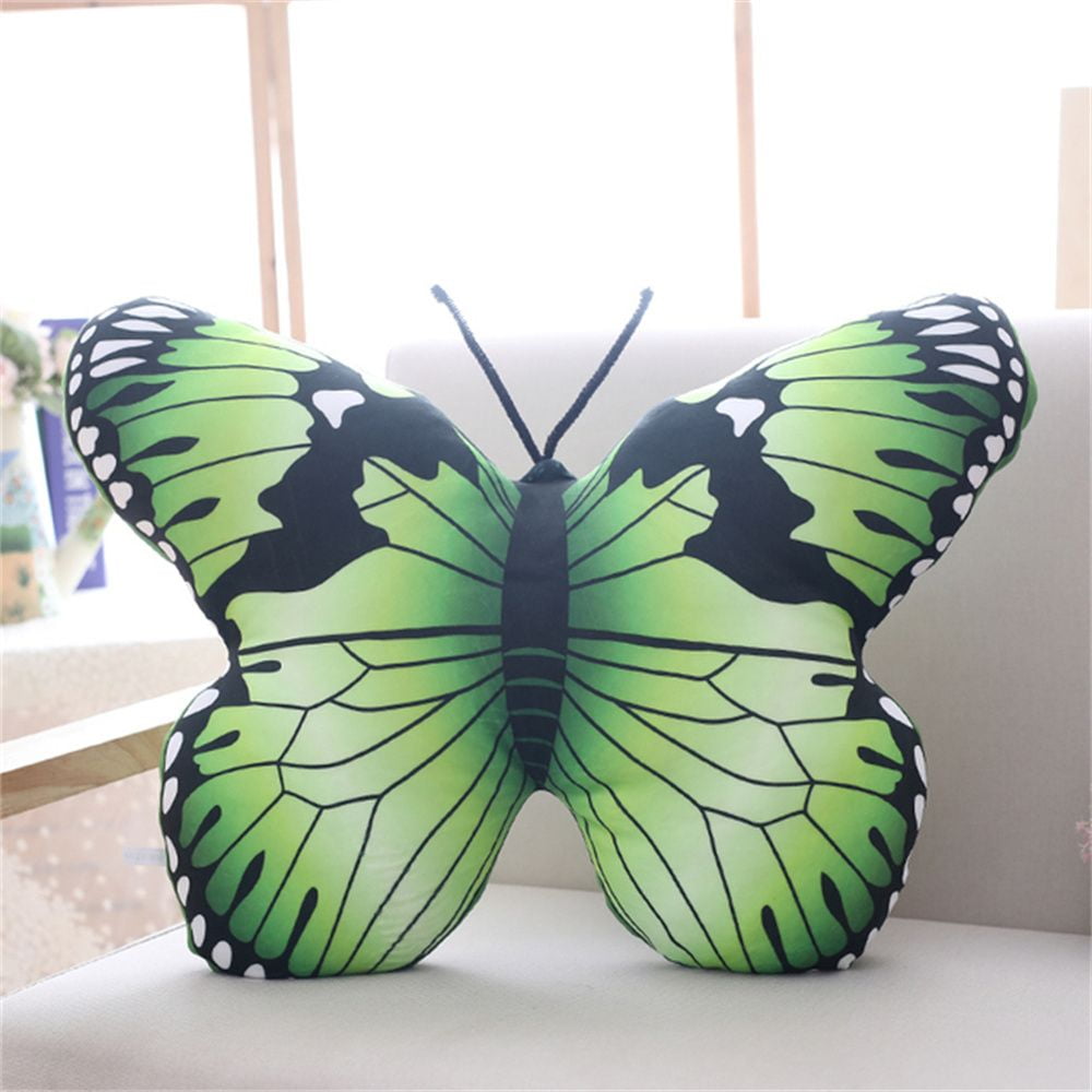 Butterfly Stuffed Animal and Pillow Cushion, 15.7''x11.8'' Lifelike ...