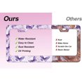1pcs Purple Butterflies Pattern License Plate Frames - Car tag Frames ...