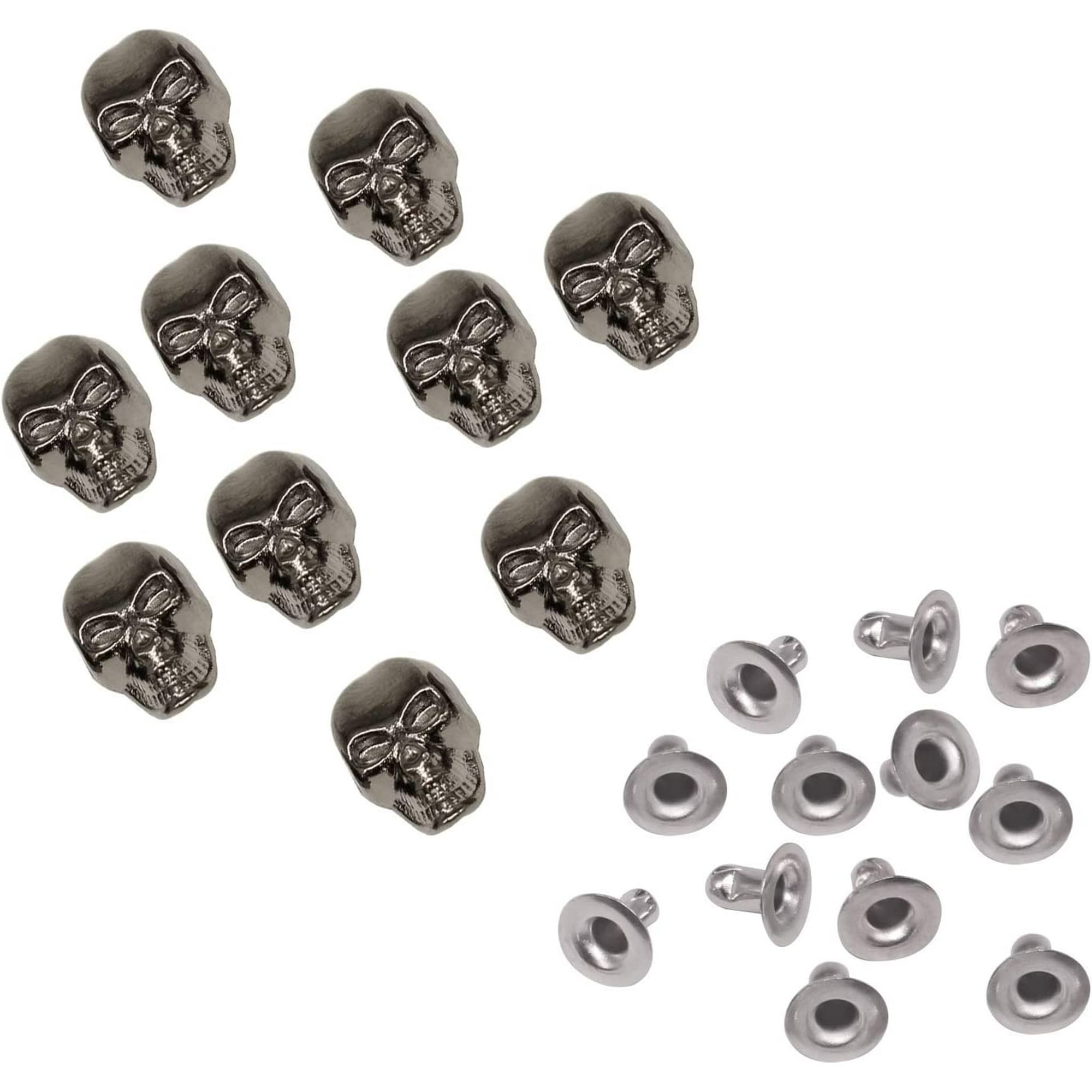 Metal Skull Decor