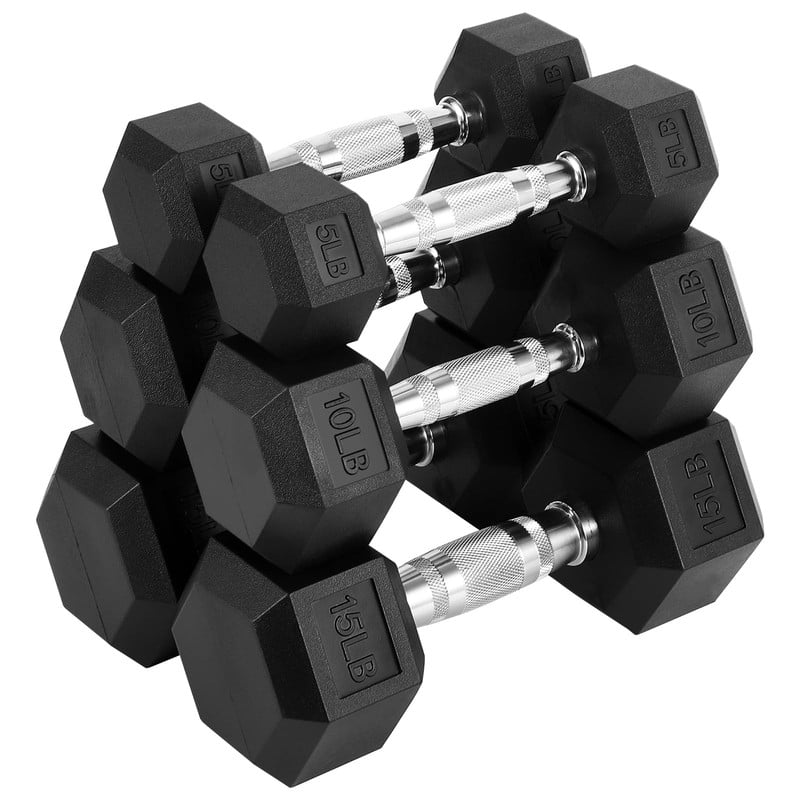 Click here for Tropow 60 Lb-100 Lb Hex Dumbbells Set  5-30 Lb Pvc... prices