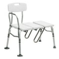 Drive Medical Splash Defense Transfer Bench with Curtain Guard ...