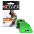 (3 pack) KT Tape Green Original Cotton Kinesiology Tape 20 Precut ...