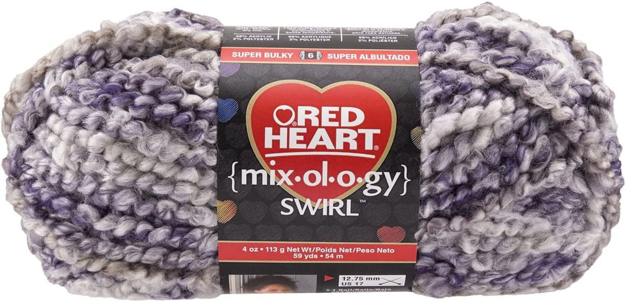 Red Heart Mixology Swirl Yarn-Renaissance - Walmart.com