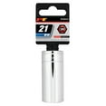 Wilmar Performance Tool W38421 - Socket Deep 21MM - Walmart.com