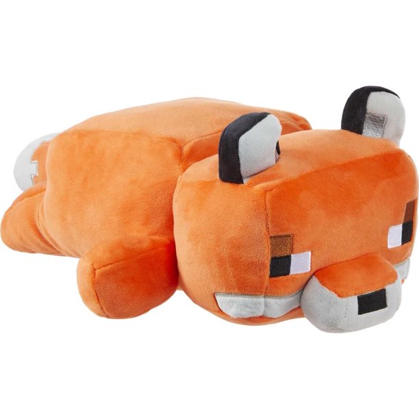 Get the Minecraft Plush Fox Stuffed Animal Figure! 12-Inch Soft Doll ...