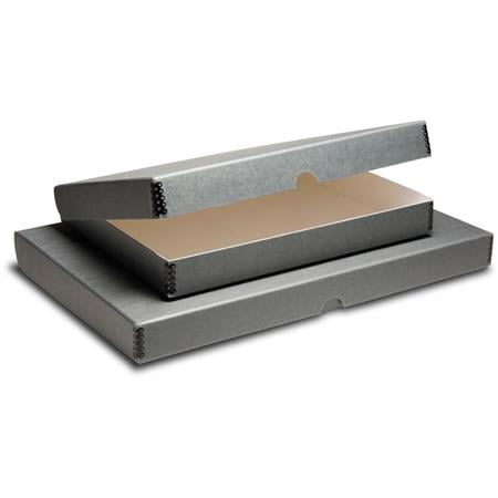 Clamshell Metal Edge Box, 11.25x17.25x1.75", Gray - Walmart.com