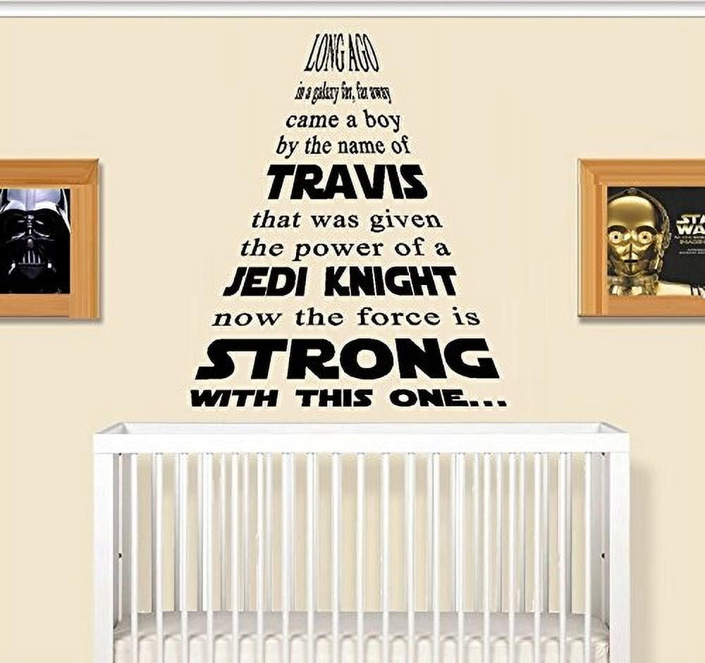 A Galaxy Far Far Away Wall Decal