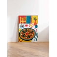 Affixzi Spanish Cuisine Art Print for Kitchen Decor and Dining Table ...