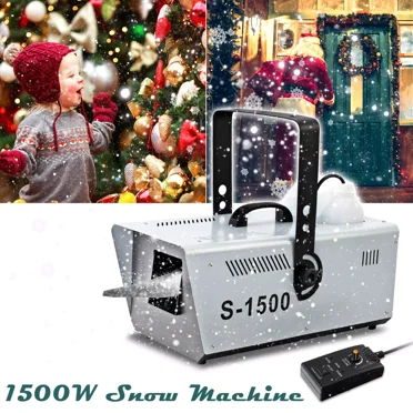 Miumaeov 2000W Snow Machine Artificial Snow Maker with Remote Control ...
