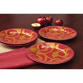 Rachael Ray Dinnerware Gold Scroll 4-Piece Salad Plate Set - Walmart.com