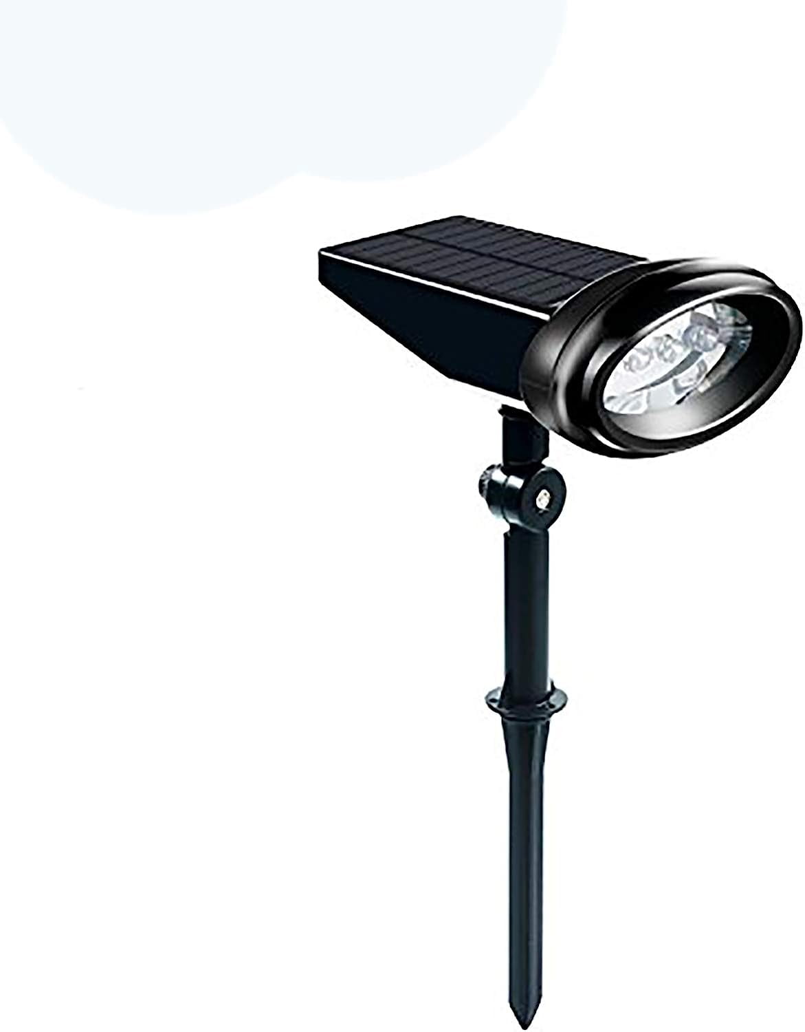 LINLIN LED Spotlight,Waterproof Outdoor Solar Lights Adjustable Garden ...