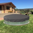 9-10 Ft Steel Round Stock Tank Pool Cover,Upgraded with Wire Rope ...