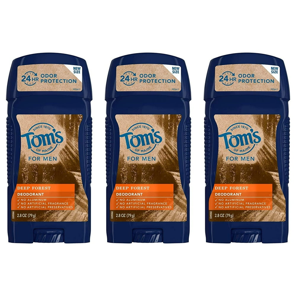 Tom's of Maine Men's Long Lasting Wide Stick Deodorant, Deodorant for ...