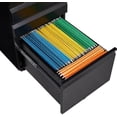 3-Drawer Mobile File Cabinets Rolling Metal Filing Cabinet for Legal ...