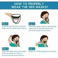 NIOSH Approved N95 Face Masks Particulate Respirators, Pack of 25 Masks ...