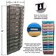 Ultimate Office Mesh Wall File Organizer, 12 Tier Vertical Mount ...