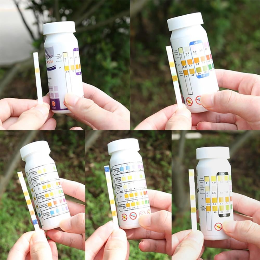 Buy WINTER CLEARANCE! 6 in1 Chlorine PH Kit Swimming Pool Water Test ...