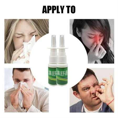 20ml Nasal Spray Fast Nasal Congestion Relief Pump Mist For Colds And ...