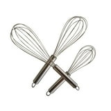 "3PCS Durable Stainless Steel Whisk Set 8""+10""+12"" - Multi ...