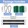 Extra Long Tree Swing Straps Holds, 5FT Tree Swing Hanging Kit with ...