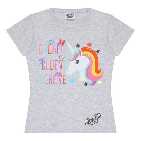JoJo Siwa Unicorn Dream Girls T-Shirt | Official Merchandise | Walmart ...