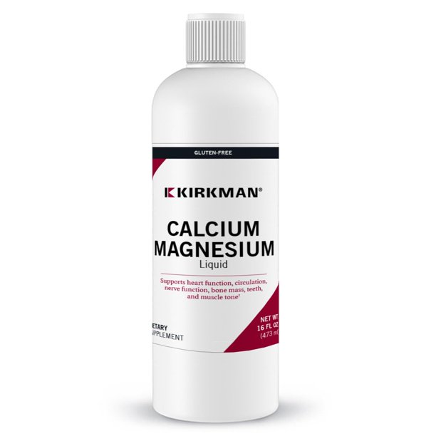 Suplemento Kirkman Calcium Magnesium con vitamina D3 473 ml | Bodega ...
