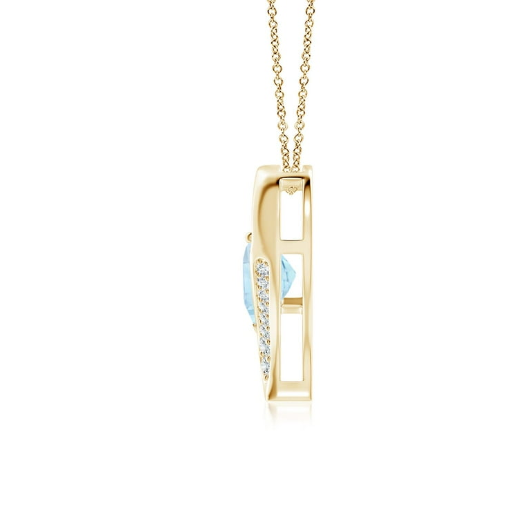 Angara aquamarine necklace store