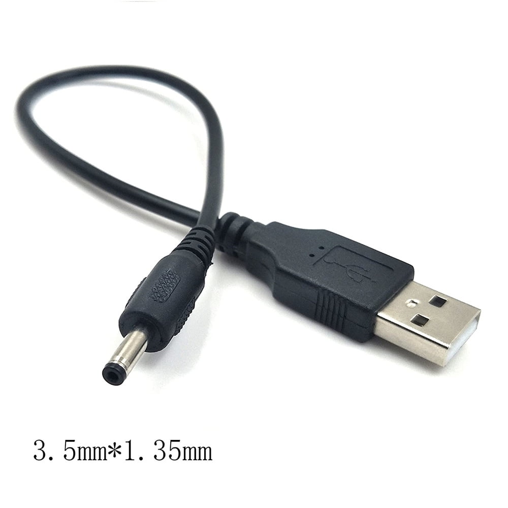USB to DC Cable, 3.5x1.35 mm 5V DC Power Charging Cord - Walmart.com