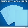 1InTheOffice Blue Copy Paper, Printer Paper, Colored Copy, 20 lbs., 8.5 ...